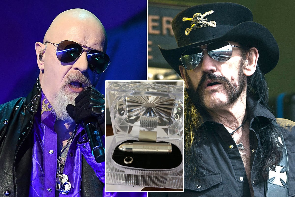 Rob Halford of Judas Priest has Lemmy's ashes in a bullet